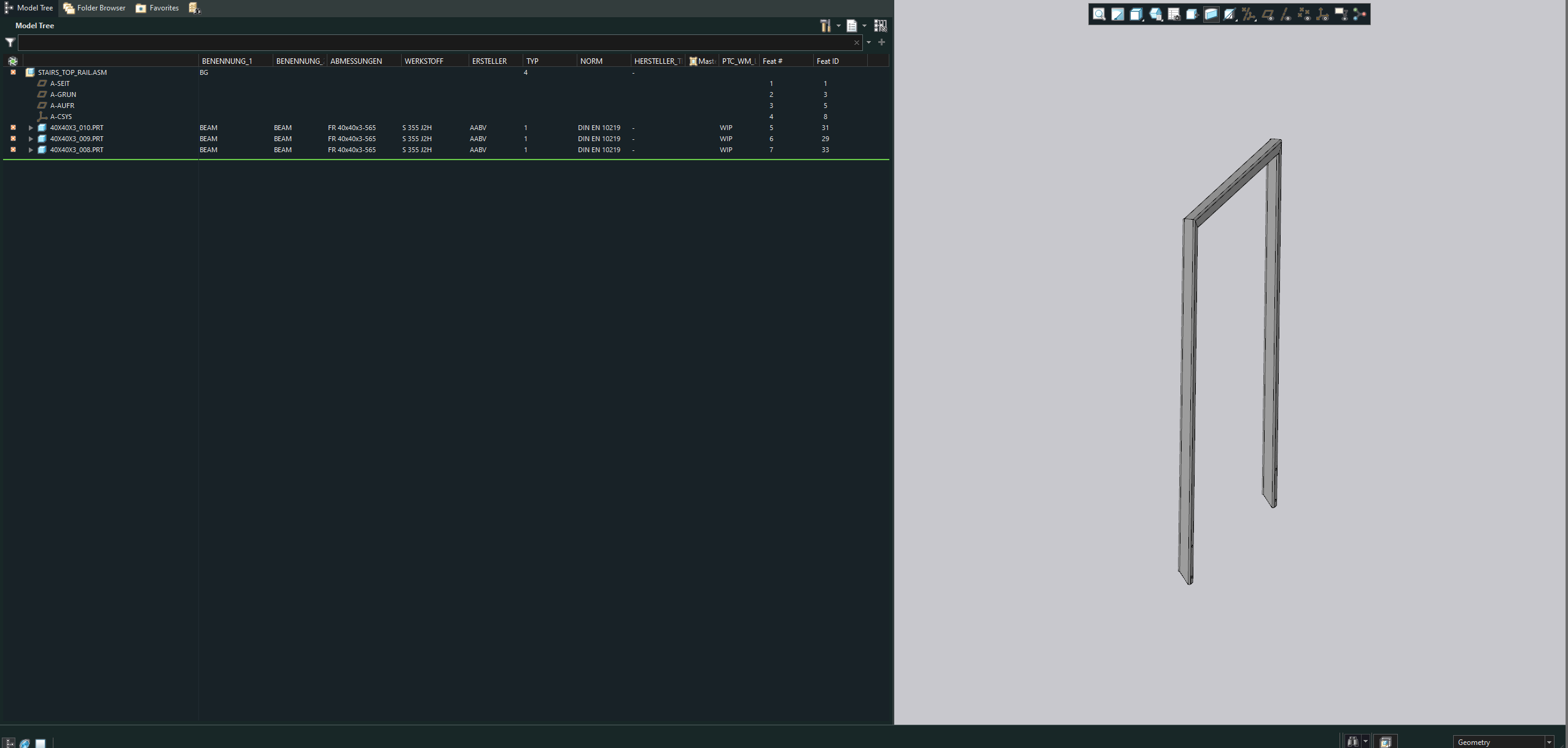 Config option to Hide/Show Model Tree Columns - PTC Community